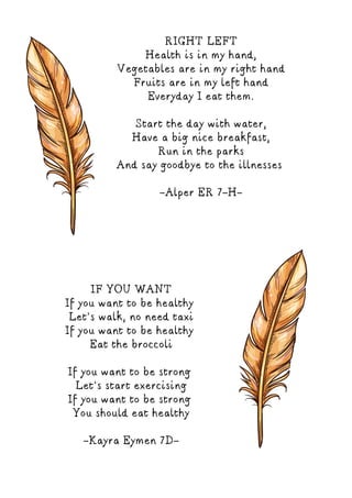 Health poems poetry book - game on | PDF