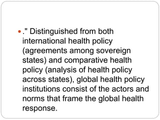 Health policy | PPTX