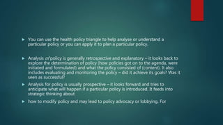Health policy | PPTX