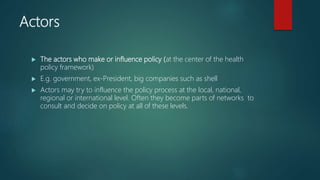 Health policy | PPTX