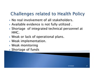 Health policy development jordan who | PDF