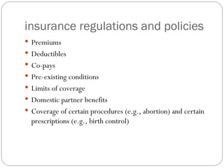 Health policy & difference | PPT | Health Insurance | Insurance