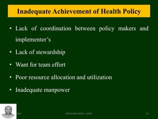 Health policy Pakistan | PDF