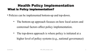 HPA Training - Health Policy Implementation.pptx