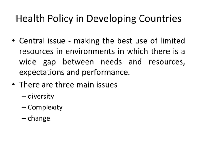 Health policy and planning | PPTX | Health Insurance | Insurance