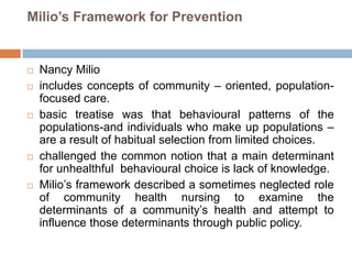 Health prevention model | PPTX