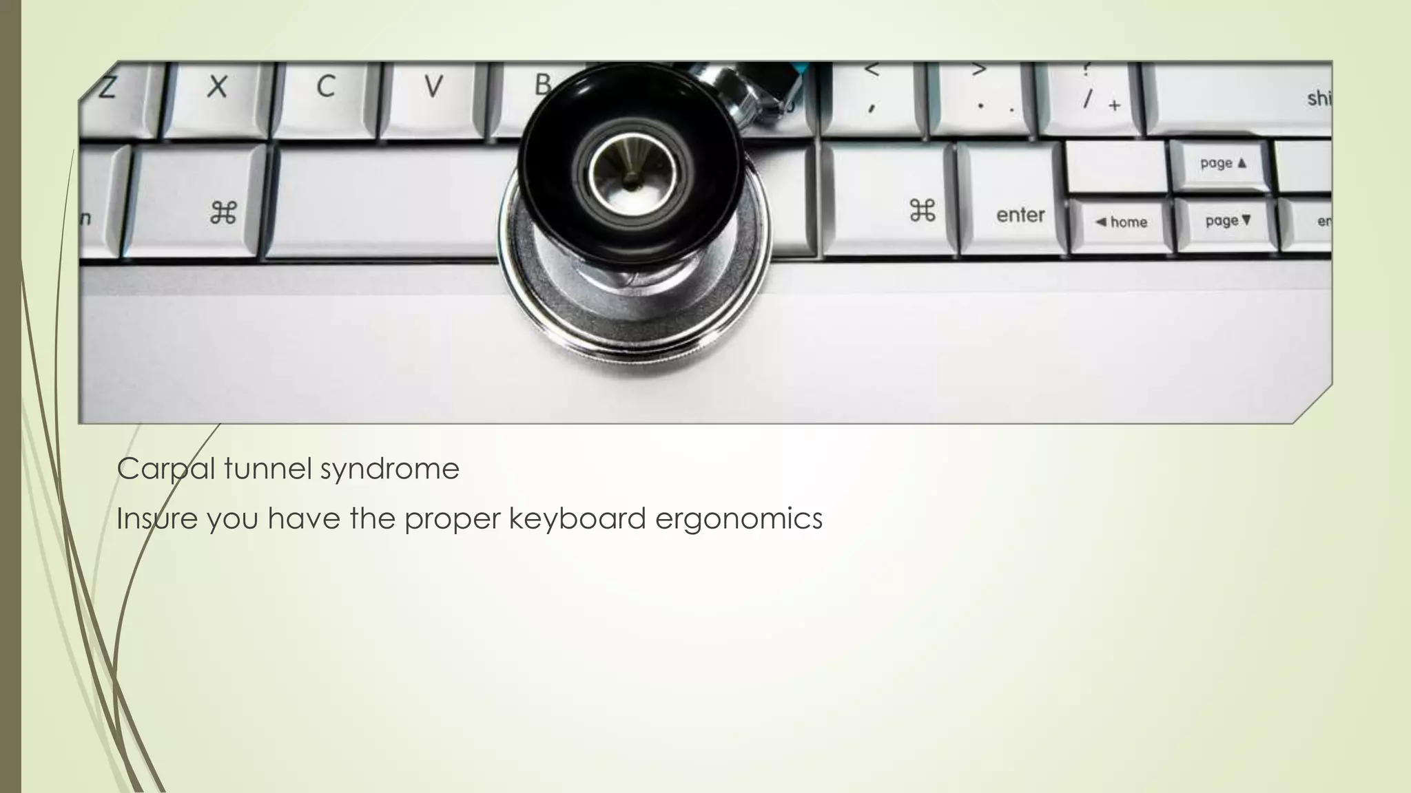 Health problems associated with computers | PPT