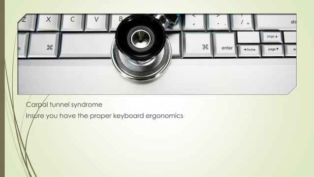 Health problems associated with computers | PPT