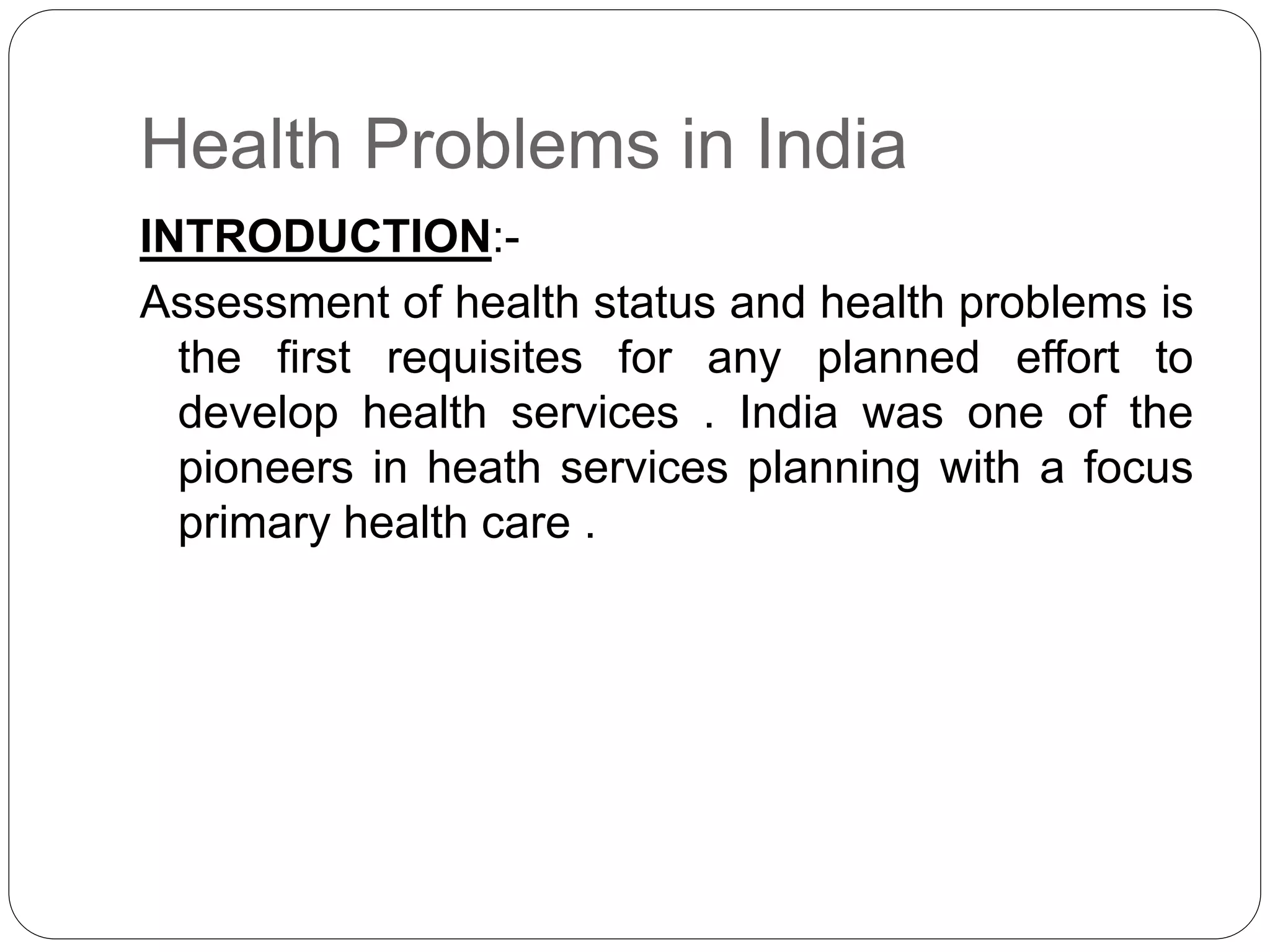 HEALTH PROBLEMS IN INDIA PPT.pptx