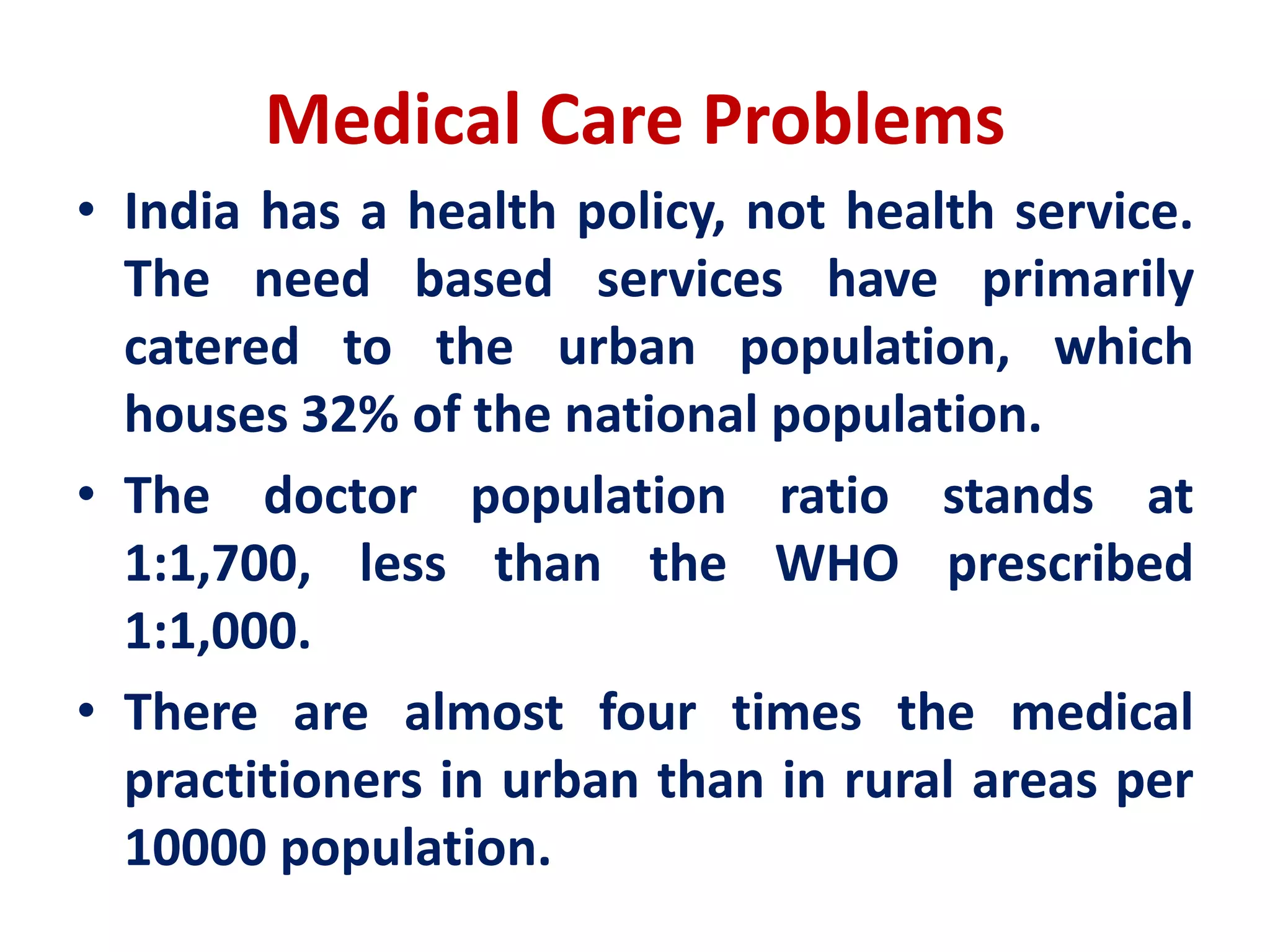 Health problems in india | PPTX