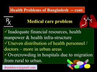 Health problems of Bangladesh 1234 | PPT