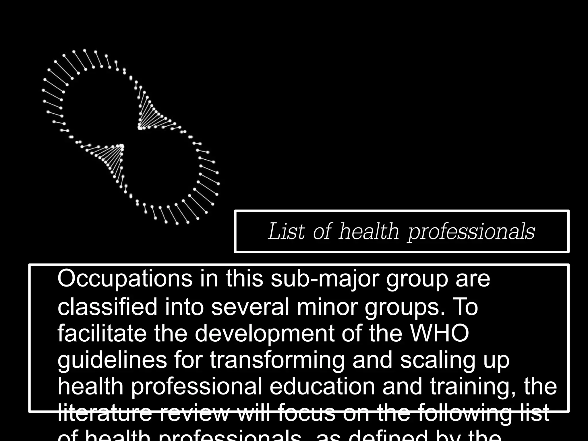 Health professionals | PPTX