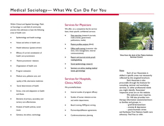 Health Professions Brochure | PPT