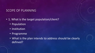 Health prog planning and implementation | PPTX