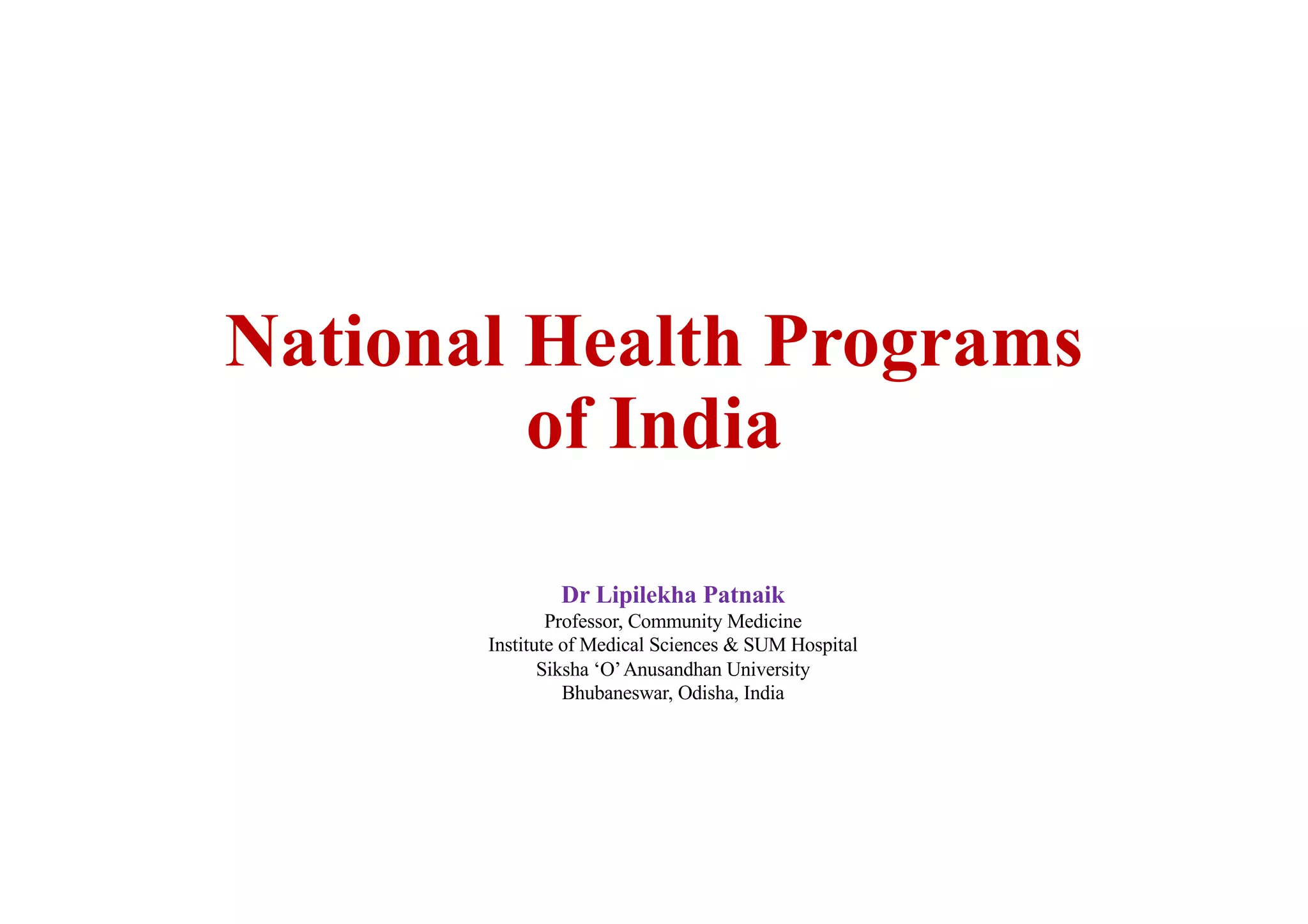 Health Programmes in India.pdf
