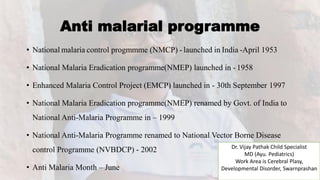 Health Programmes in India #Anti malarial programme #Lymphatic ...