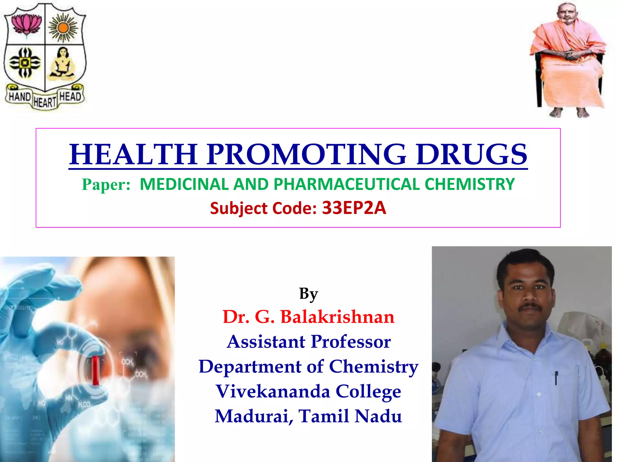 Health Promoting Drugs | PPTX