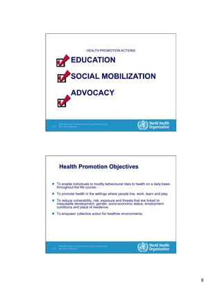 Health Promotion | PDF