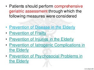 Health promotion in elderly | PPSX