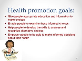 Health promotion | PPTX