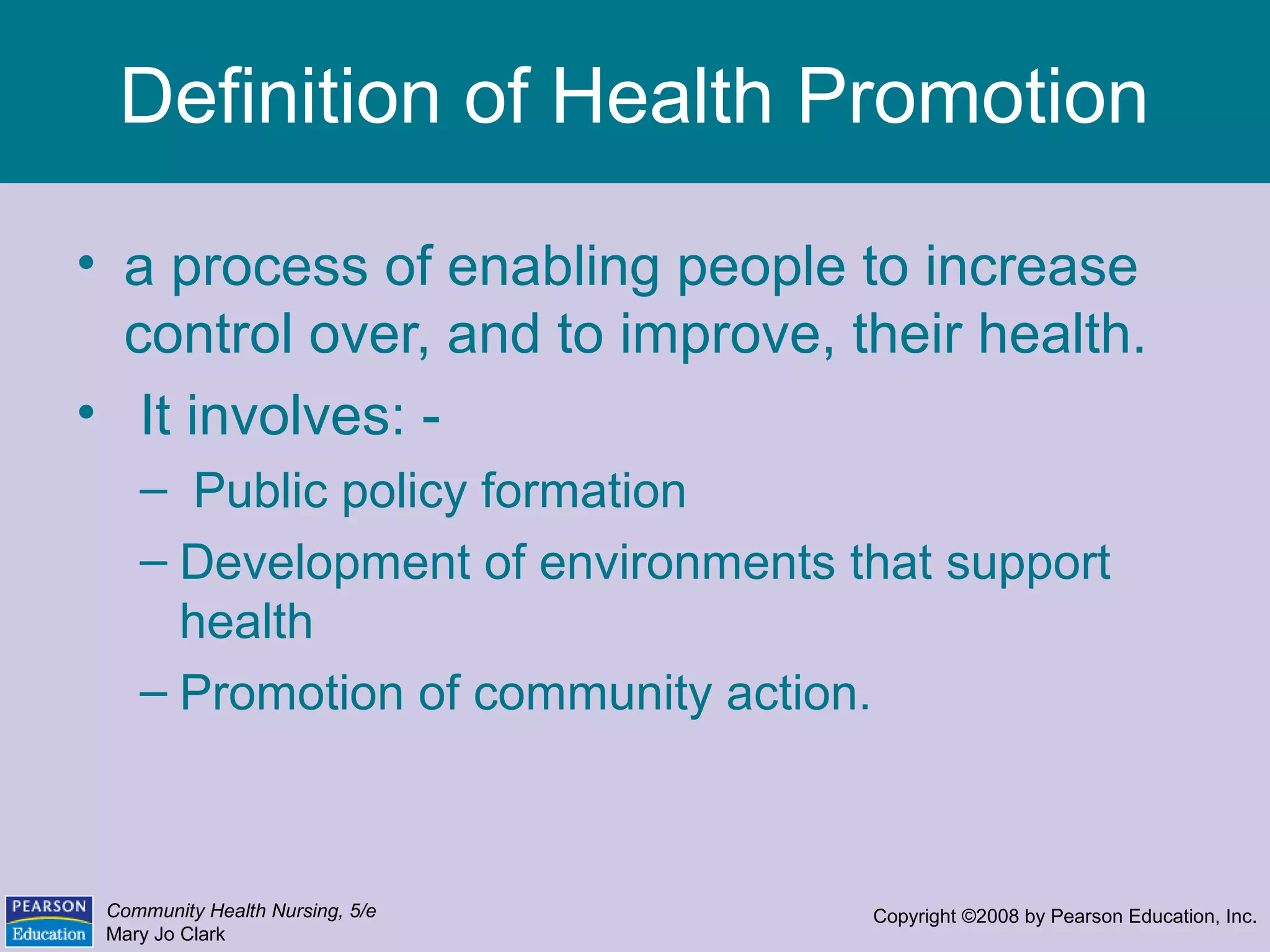 Health promotion | PPT