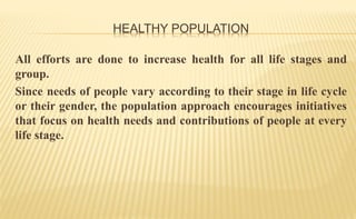 Health promotion | PPTX