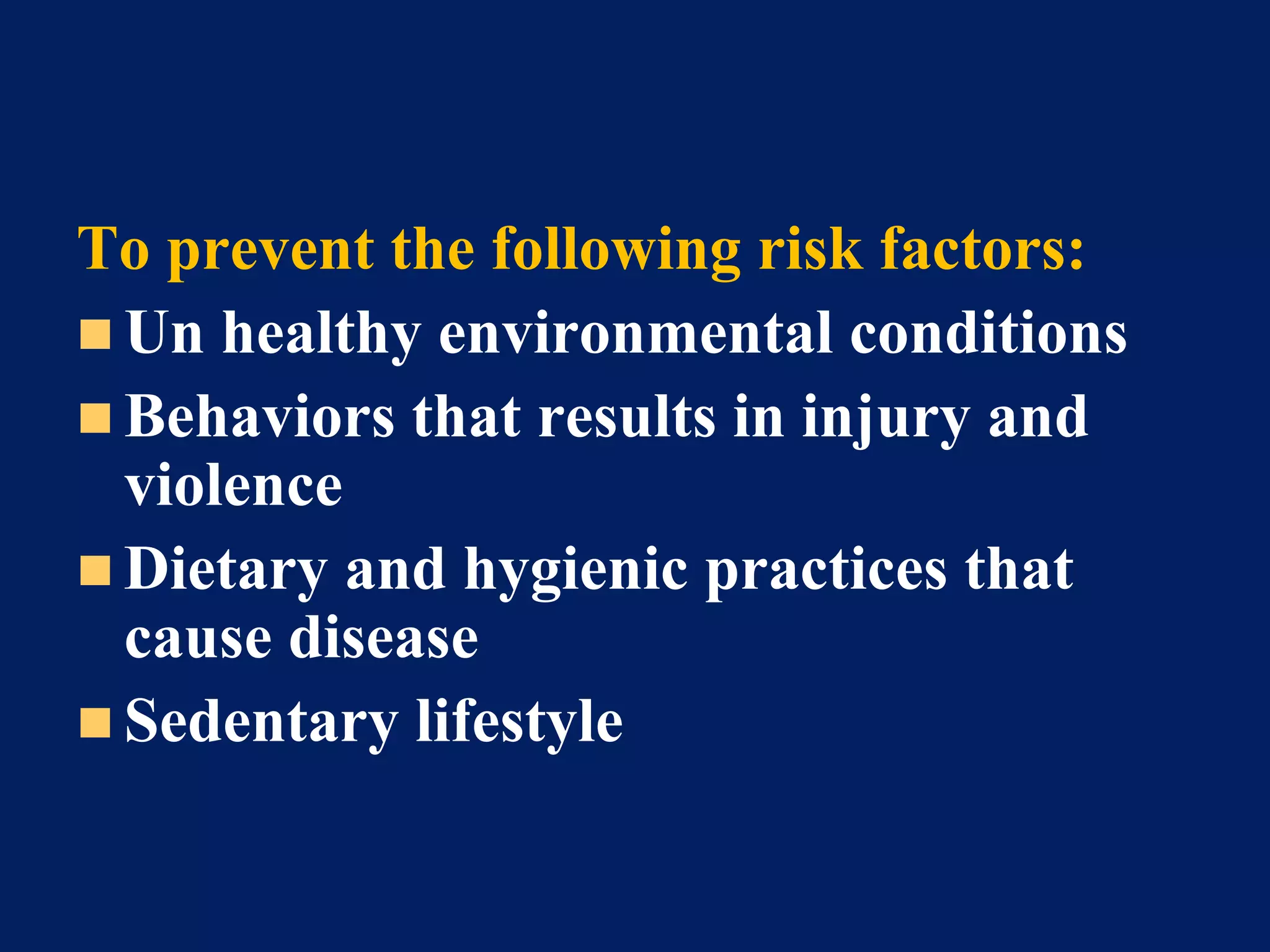 Health promotion | PPTX