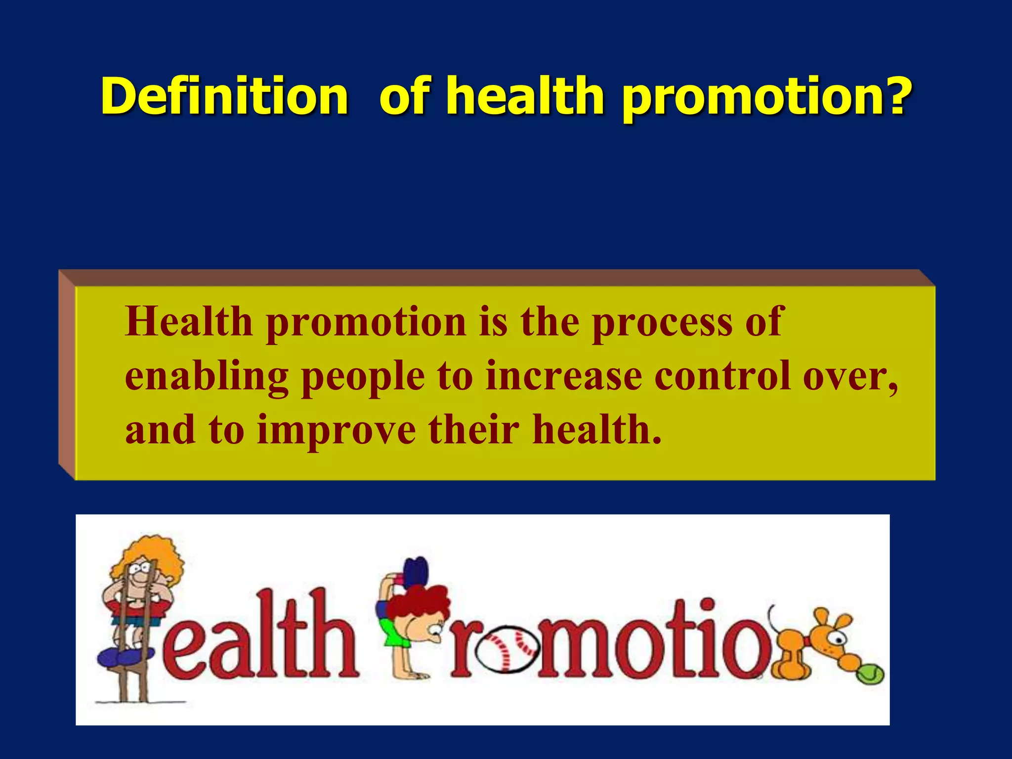 Health promotion | PPTX