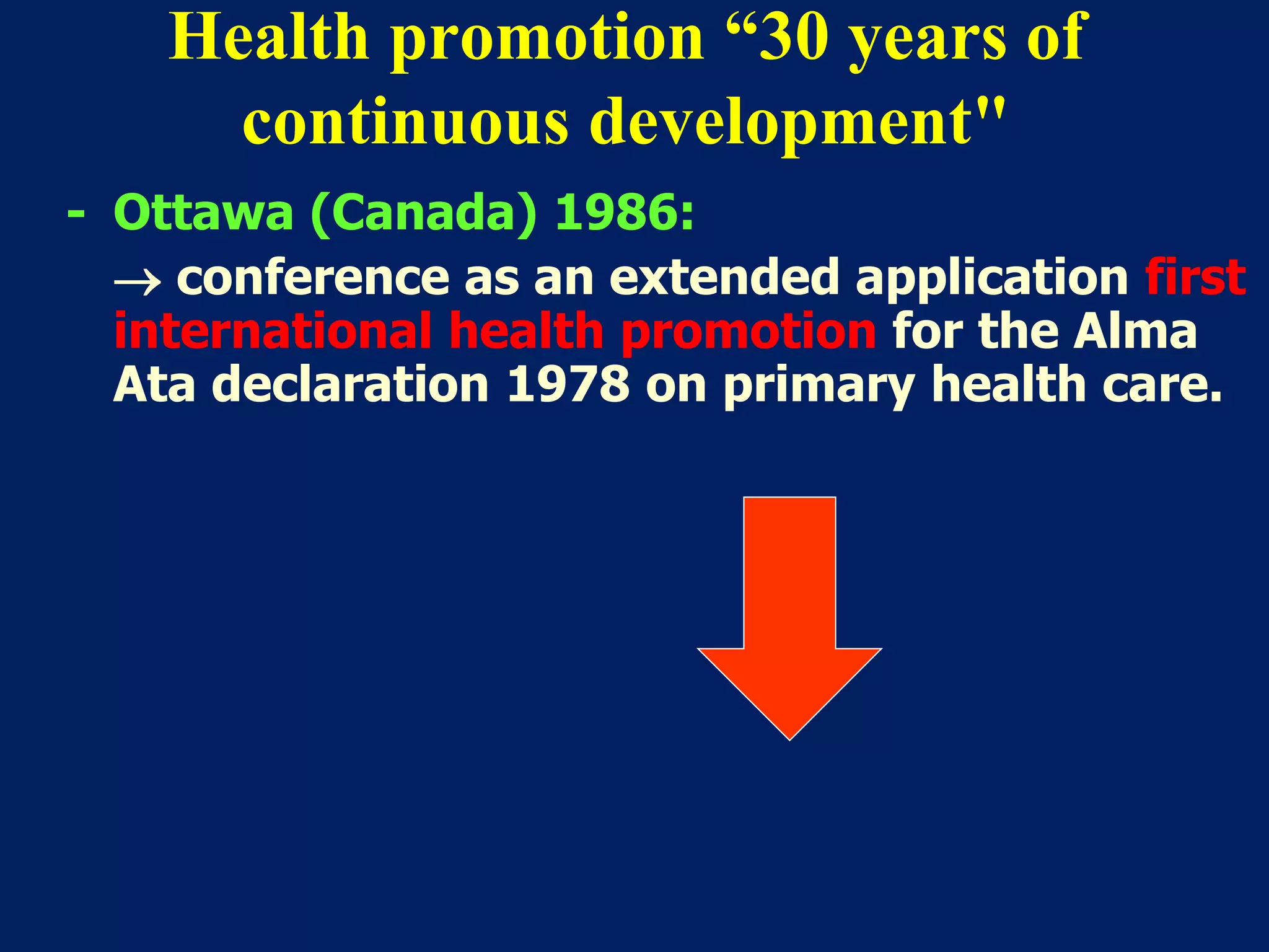 Health promotion | PPTX