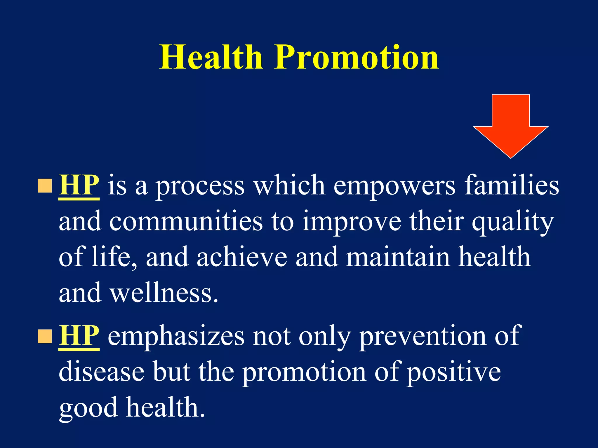 Health promotion | PPTX