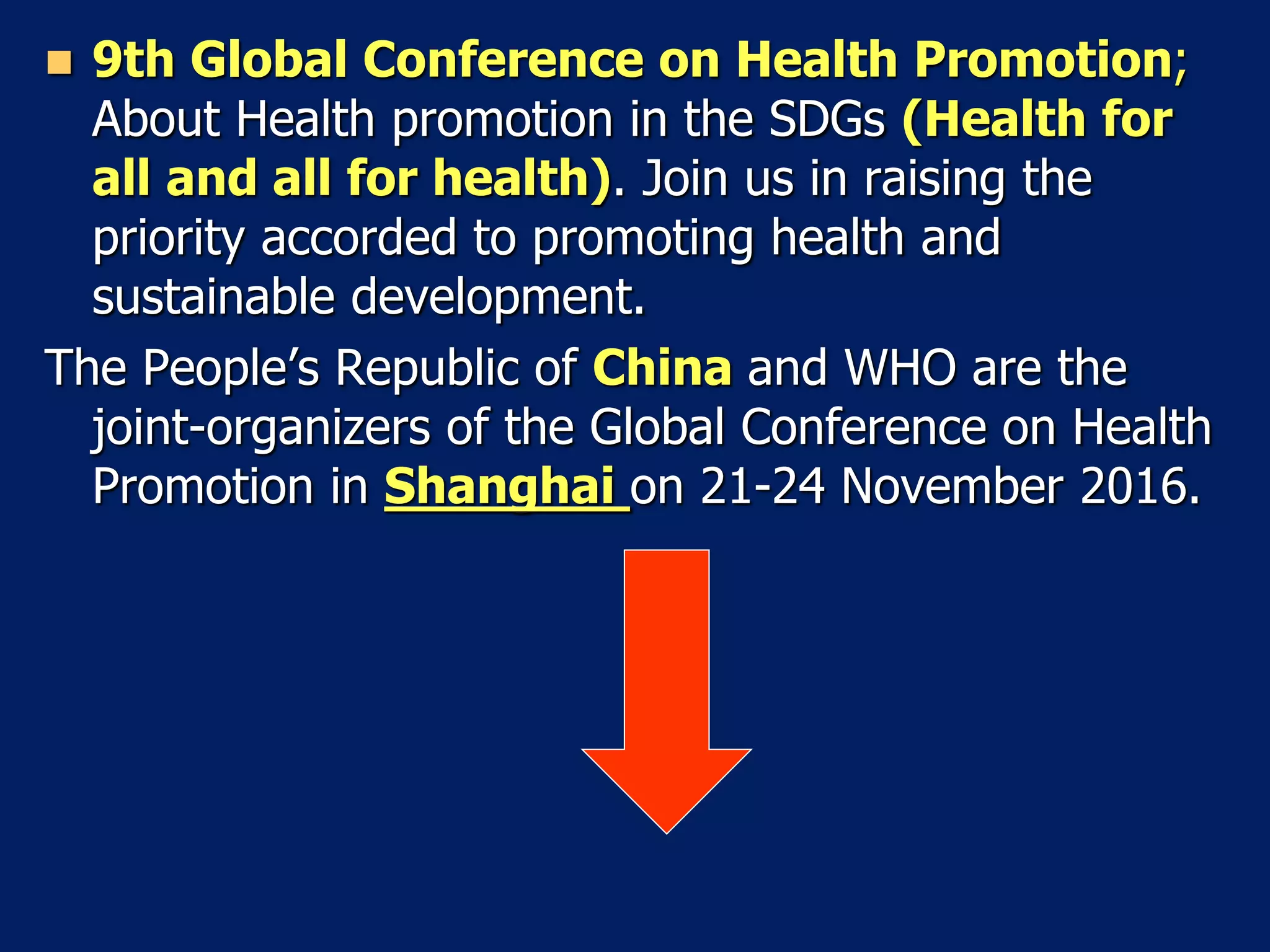 Health promotion | PPTX