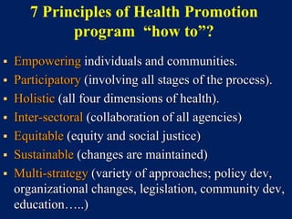 Health promotion | PPTX