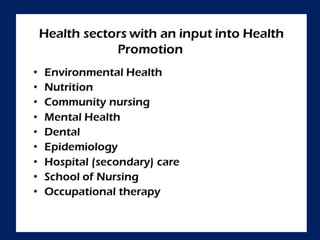 Health promotion | PPTX