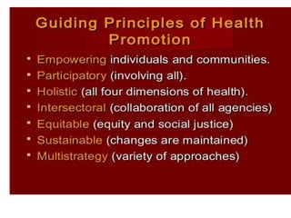 Health promotion | PPTX