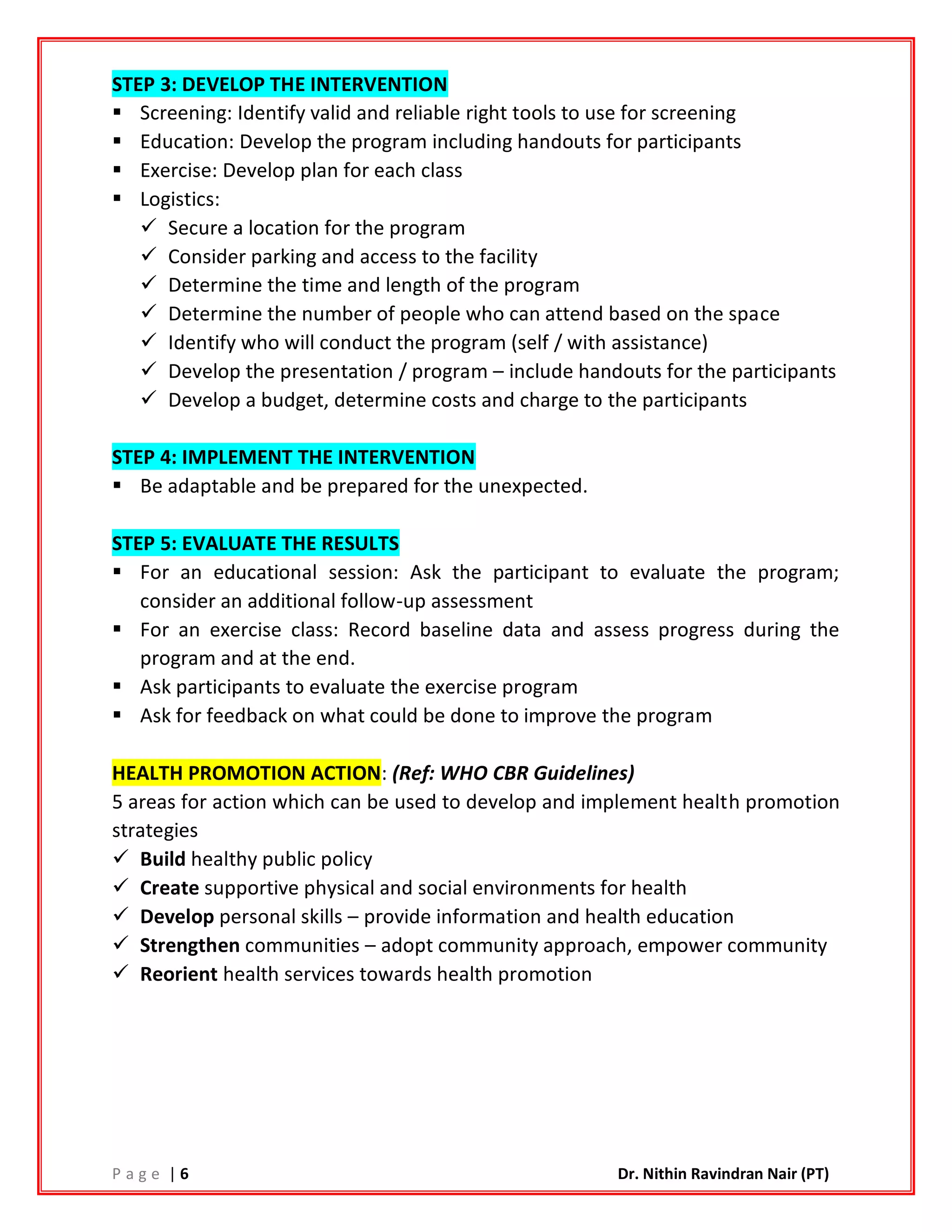 Health promotion | PDF