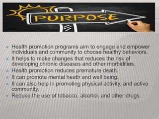 Health promotion | PPT