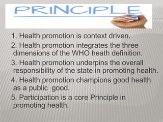 Health promotion | PPT