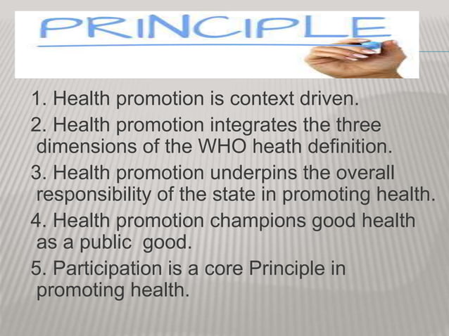 Health promotion | PPT