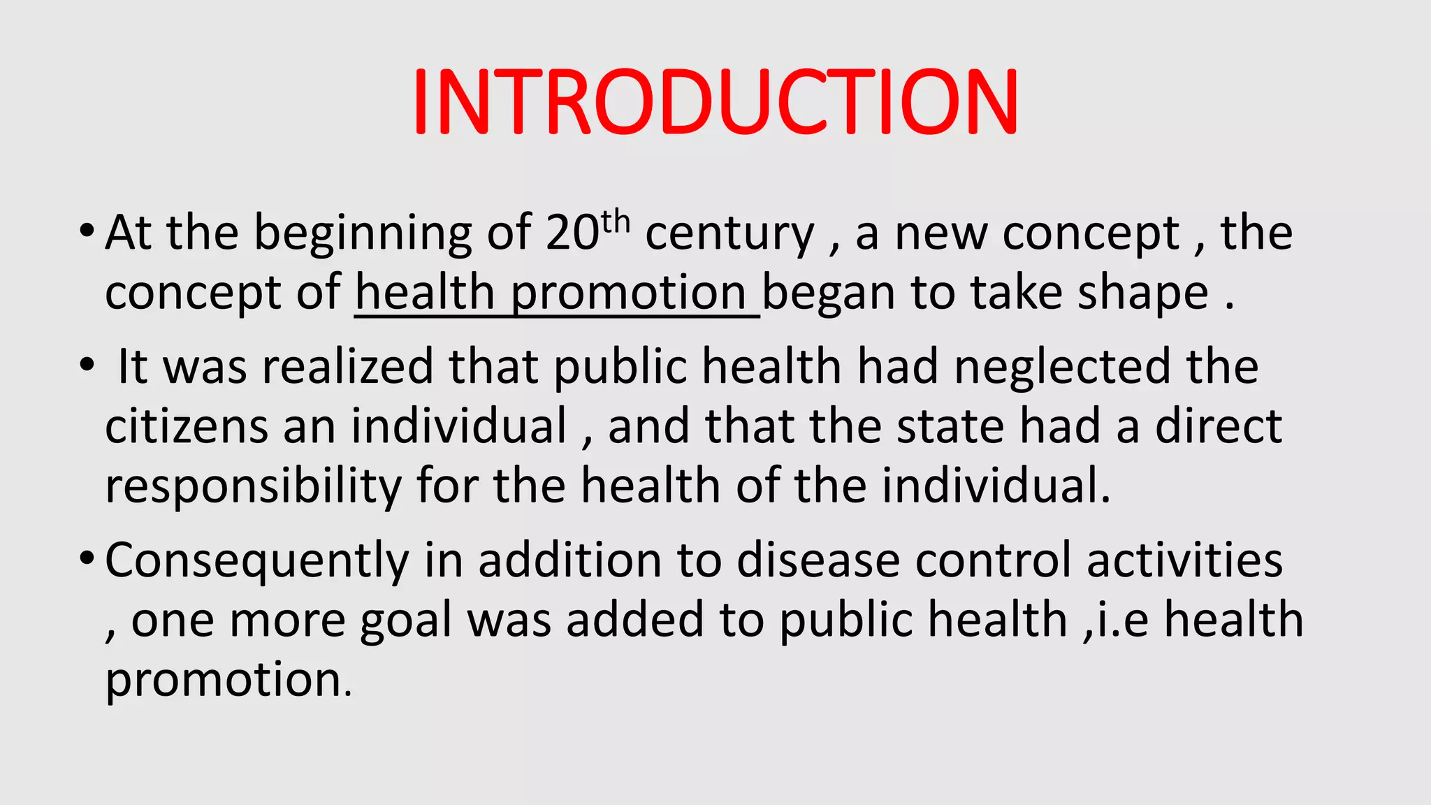 Health promotion | PPTX