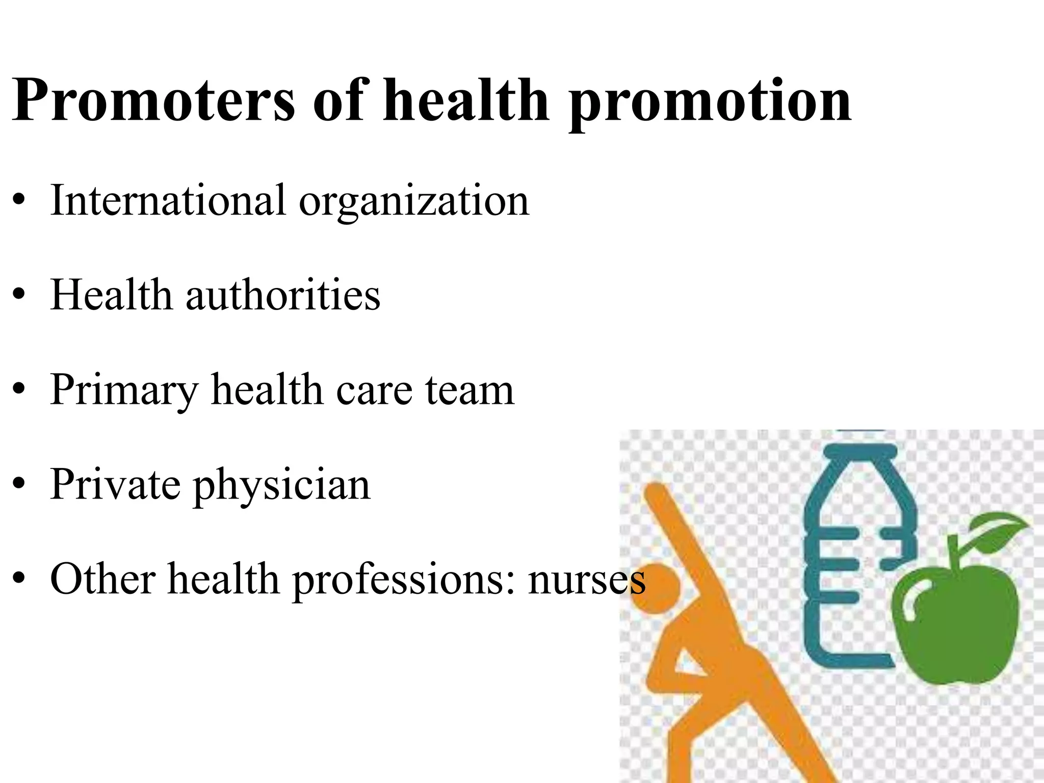 Health promotion | PPTX