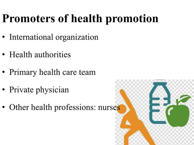Health promotion | PPTX | Medical Health