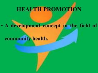 Health promotion | PPTX