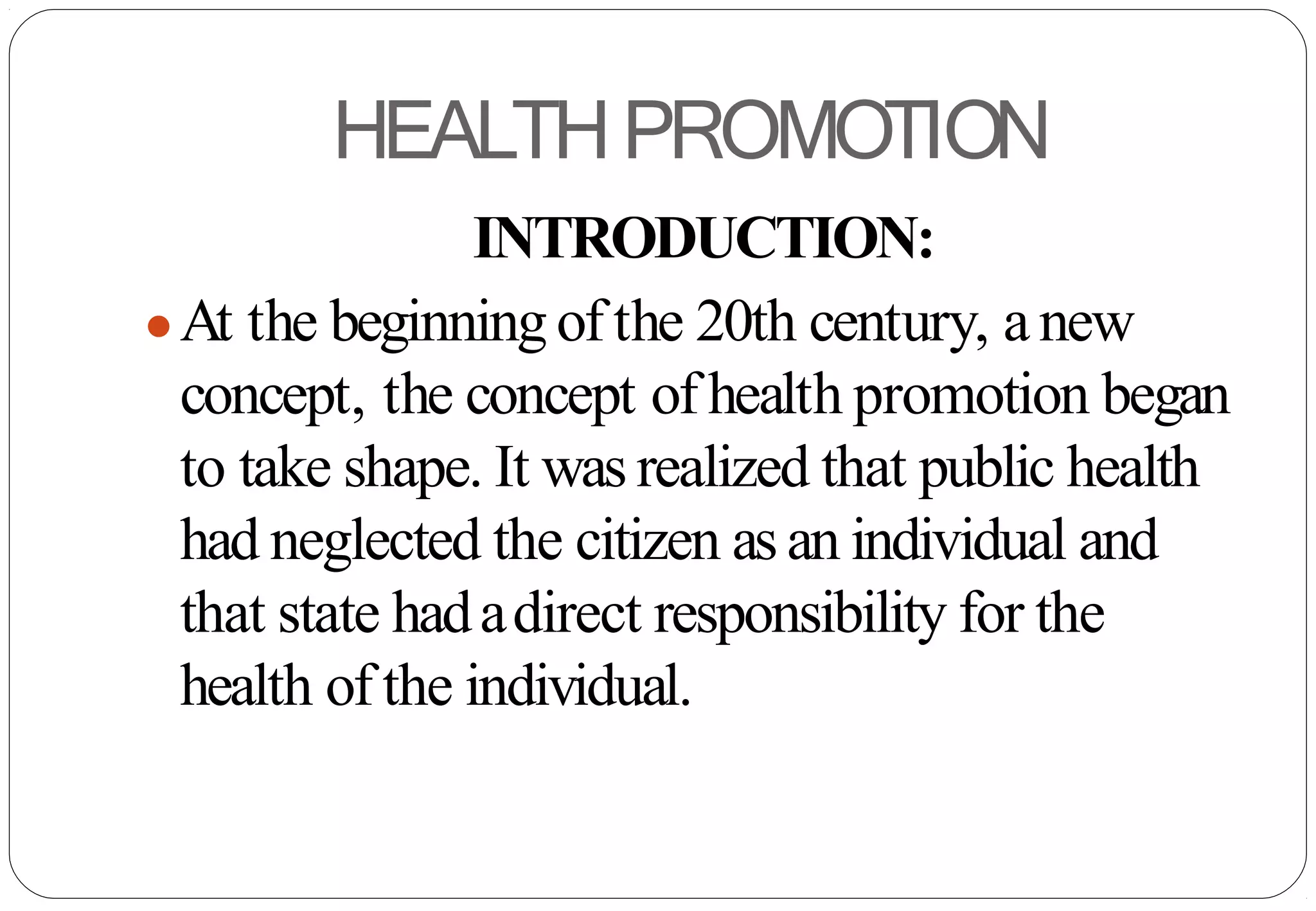 Health promotion .pptx