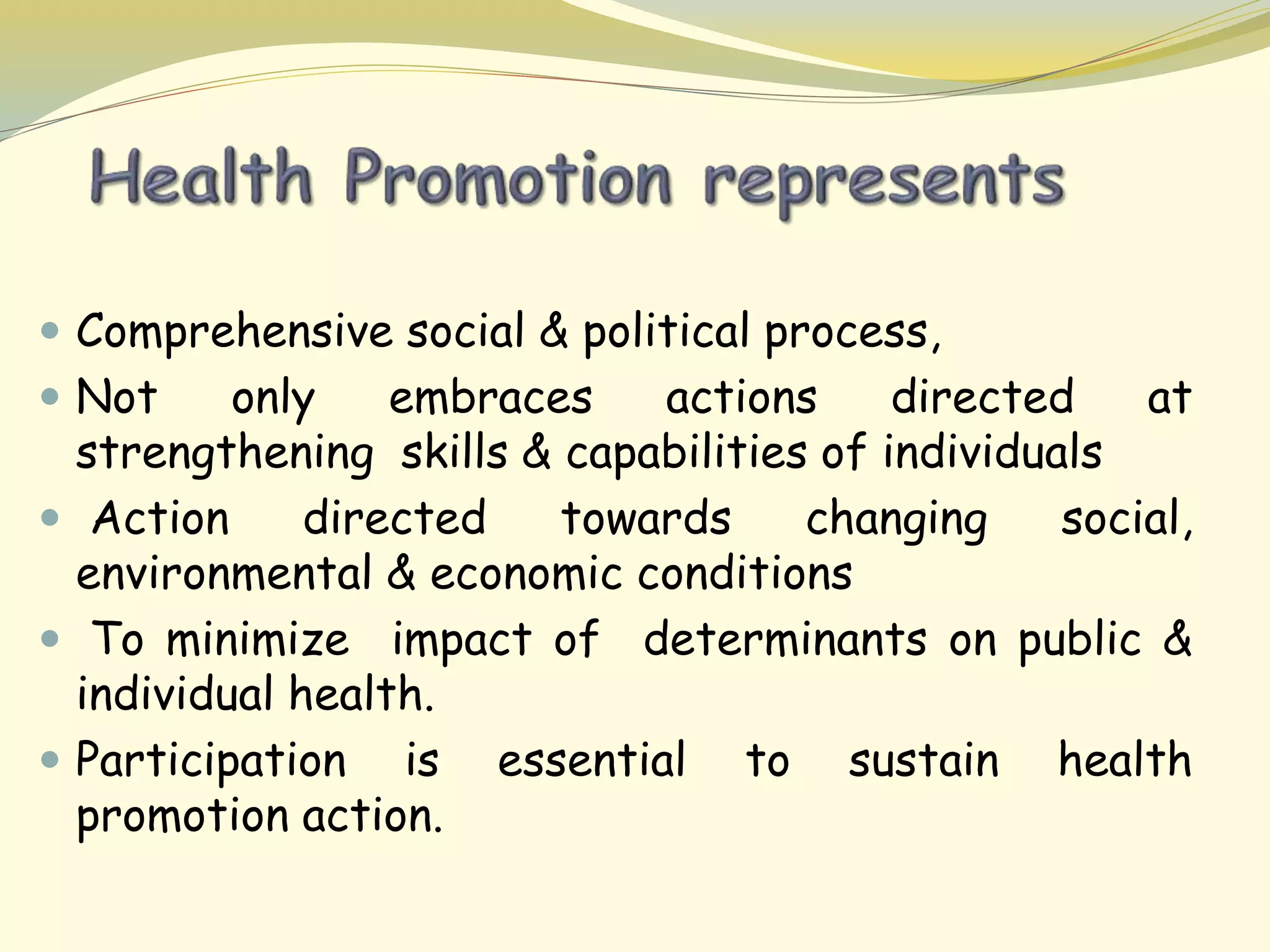 Health promotion -National Vector Borne Disease Control Programme | PPTX