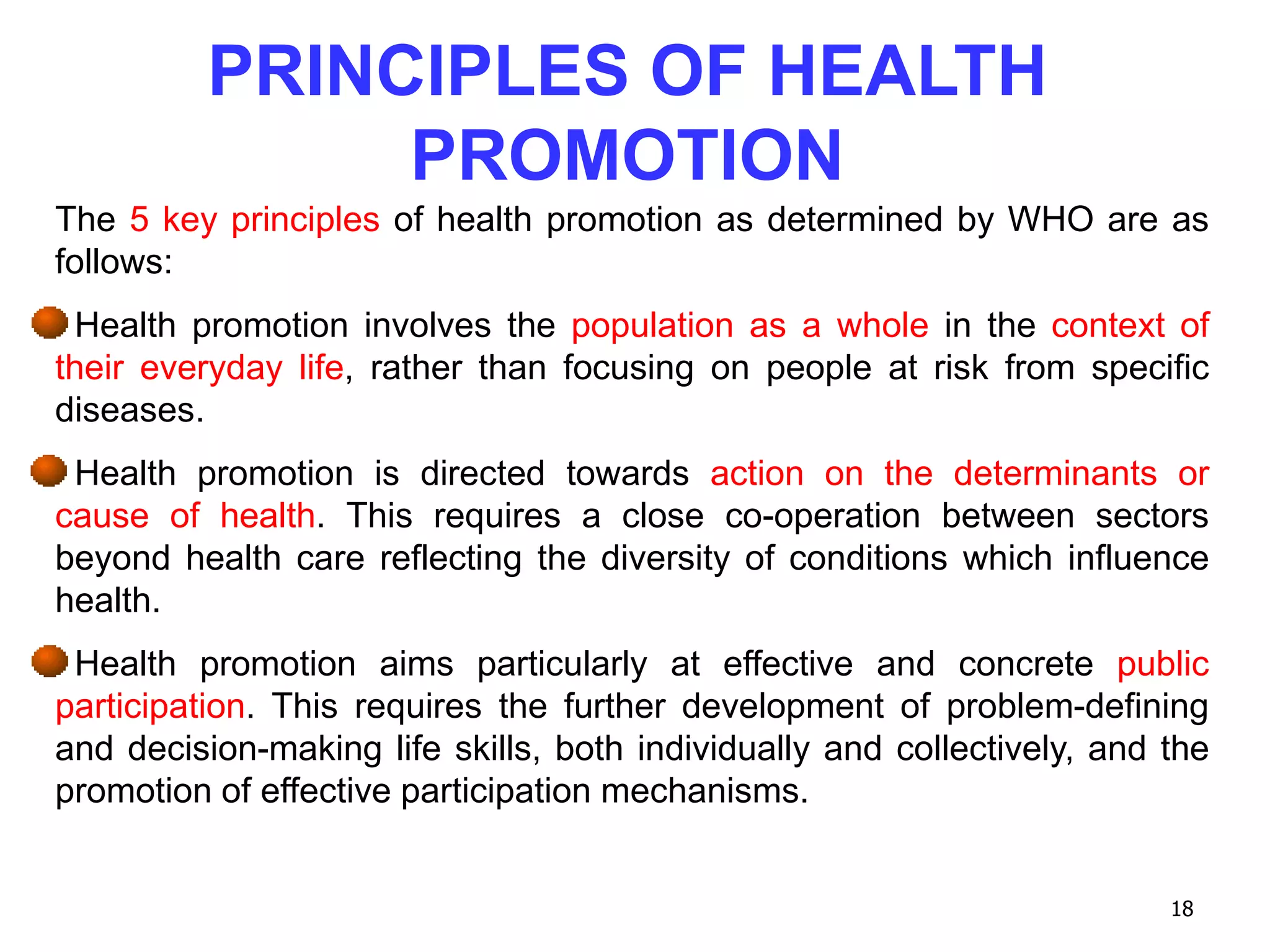 Health Promotion: Introduction | PPTX