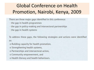 Health Promotion: Introduction | PPTX