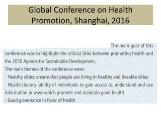 Health Promotion: Introduction | PPTX