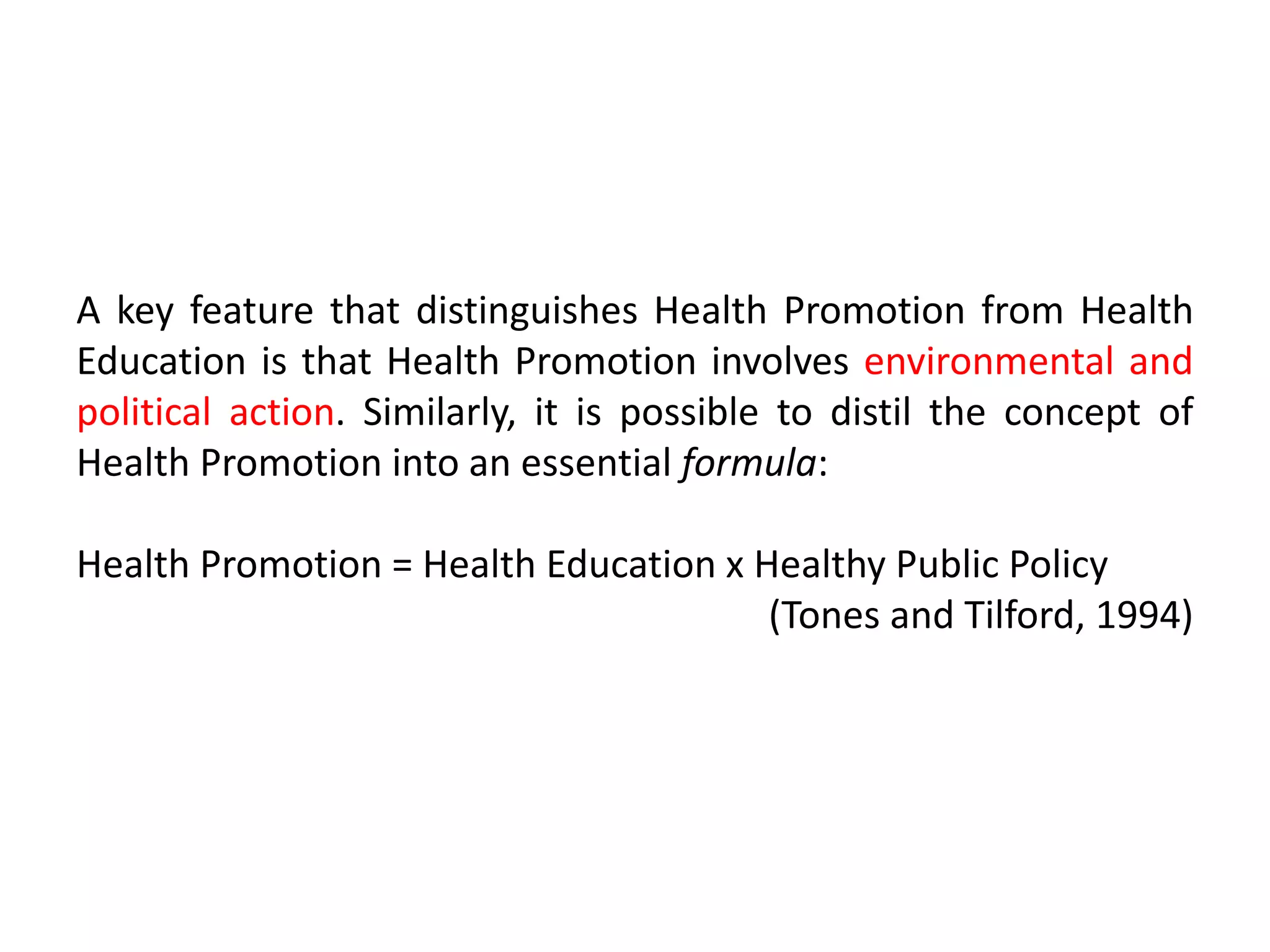 Health Promotion: Introduction | PPTX