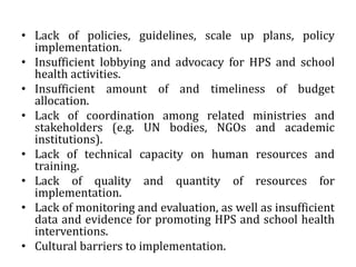 Health promotion and education in school By Sourabh Kosey | PPTX