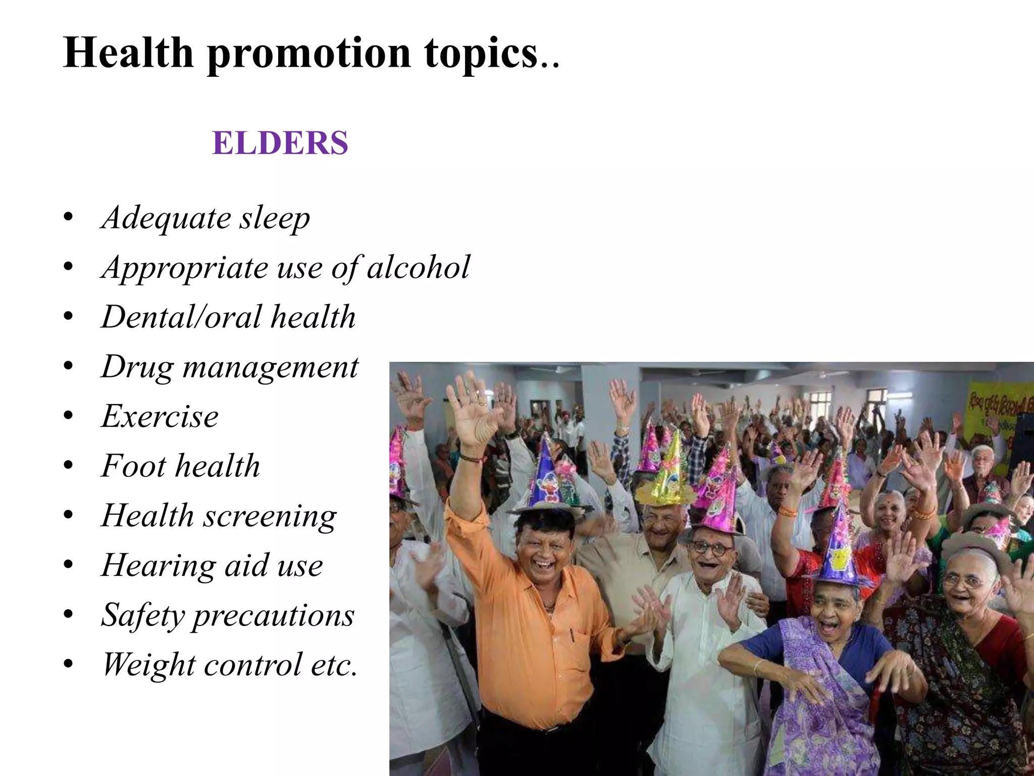 Health promotion and levels of prevention | PPTX